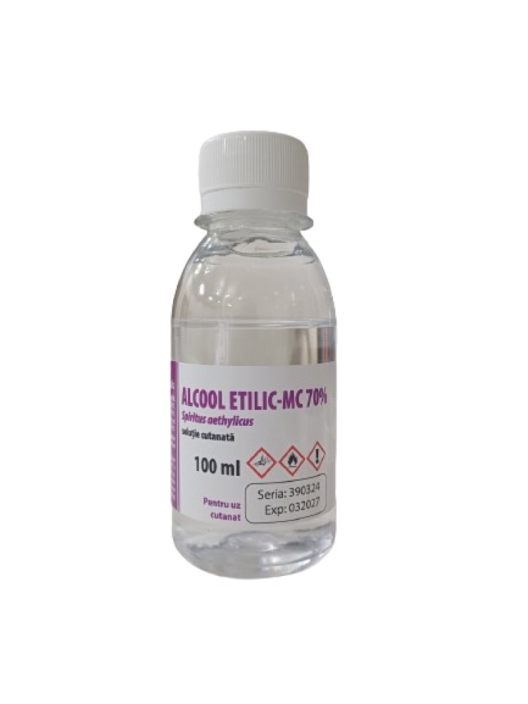Alcool etilic-MC sol. cutan. 70% 100ml#