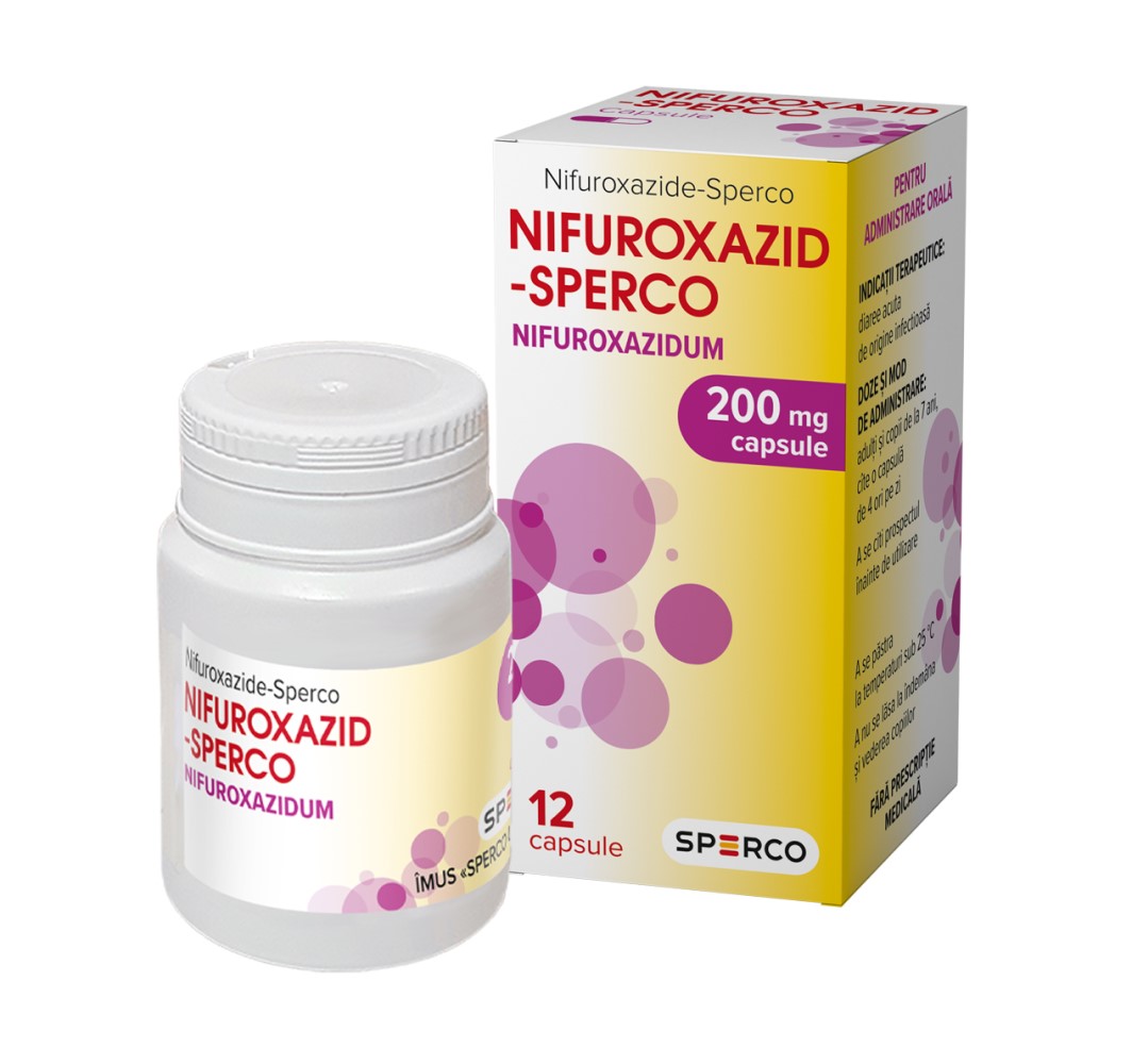 Nifuroxazid-Sperco caps. 200 mg N12