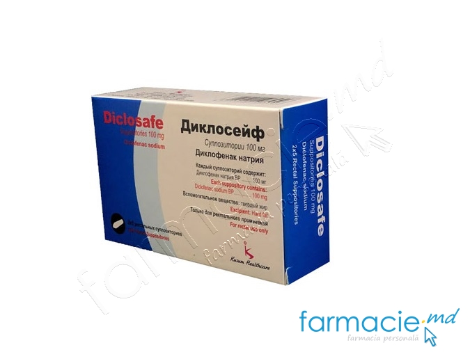 Diclosafe sup. 100 mg N5x2