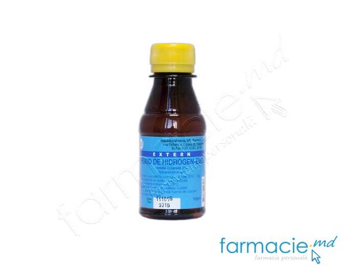 Apa oxigenata sol. 3% 100ml Cojusna (TVA 20%)