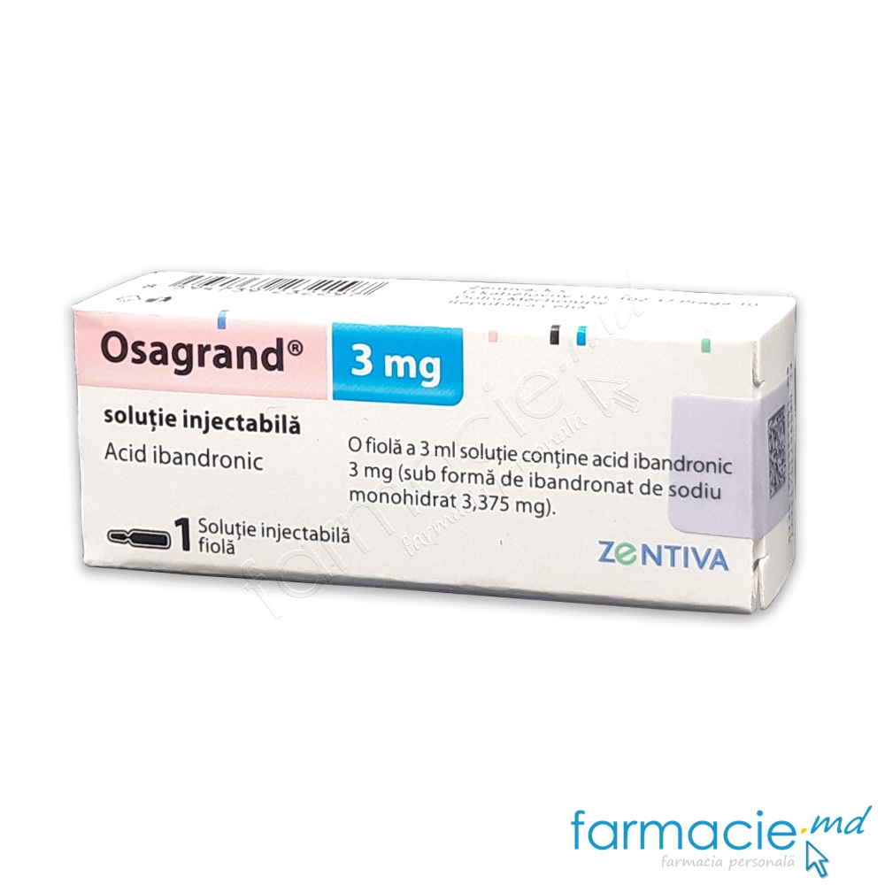 Osagrand® sol.inj.1mg/ml 3ml N1 (acid ibandronic) Zentiva