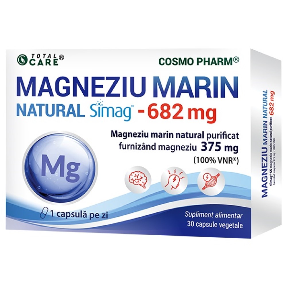 Magneziu Marin 375mg caps. N30 Cosmo Pharm – Cosmo Pharm SRL | Витамины ...
