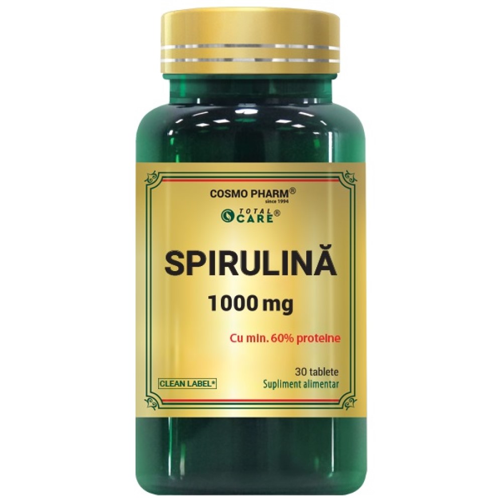 Spirulina 1000mg caps. N30 Cosmo Pharm – Cosmo Pharm SRL | Другие ...