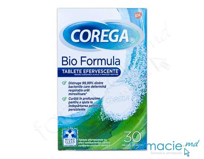 Corega Tabs Bio Formula comp. N 30 – GlaxoSmithKline Consumer ...