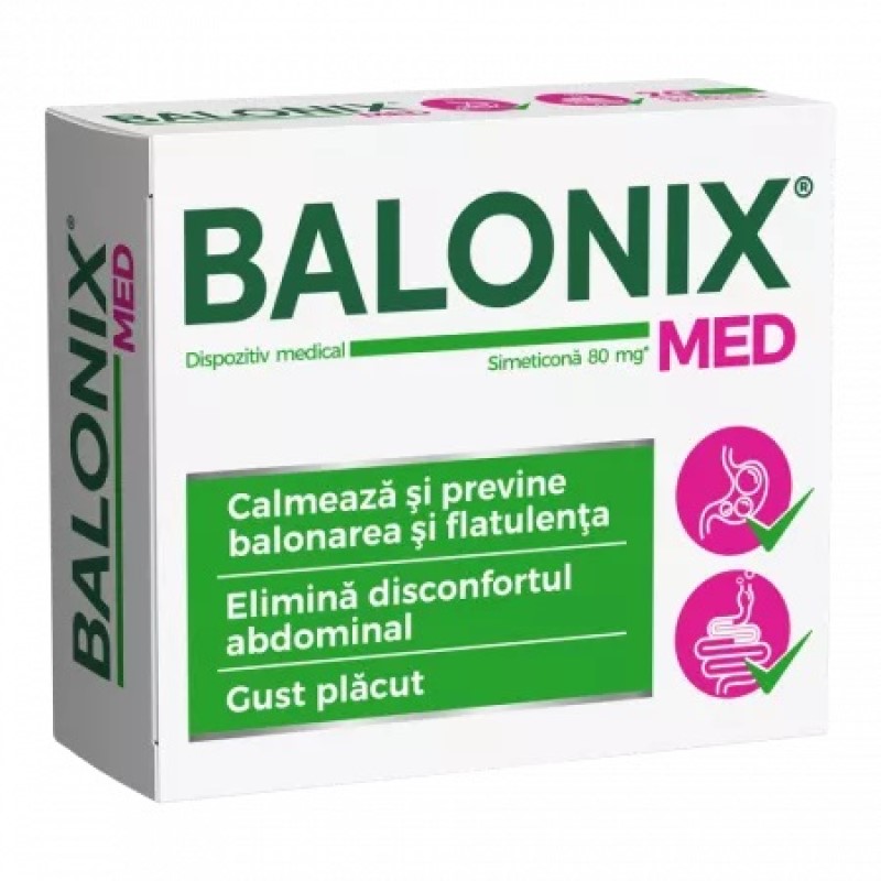 Balonix med (simeticona 80mg) comp. N20 Fiterman – Fiterman Pharma ...