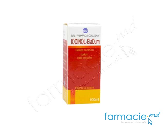 Iodinol solutie 100ml Eladum