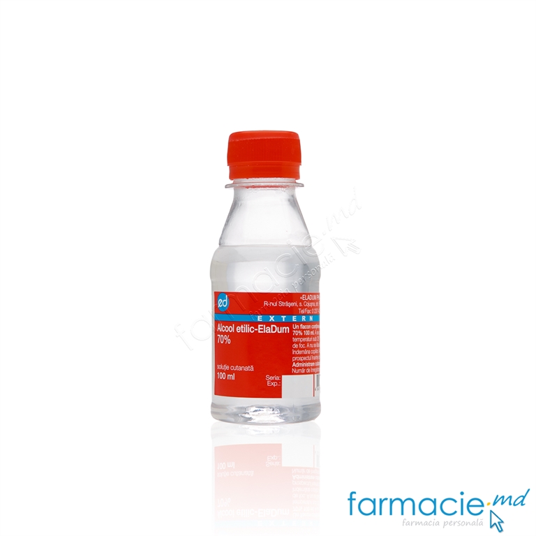 Alcool etilic 70% 100ml (ElaDum)#