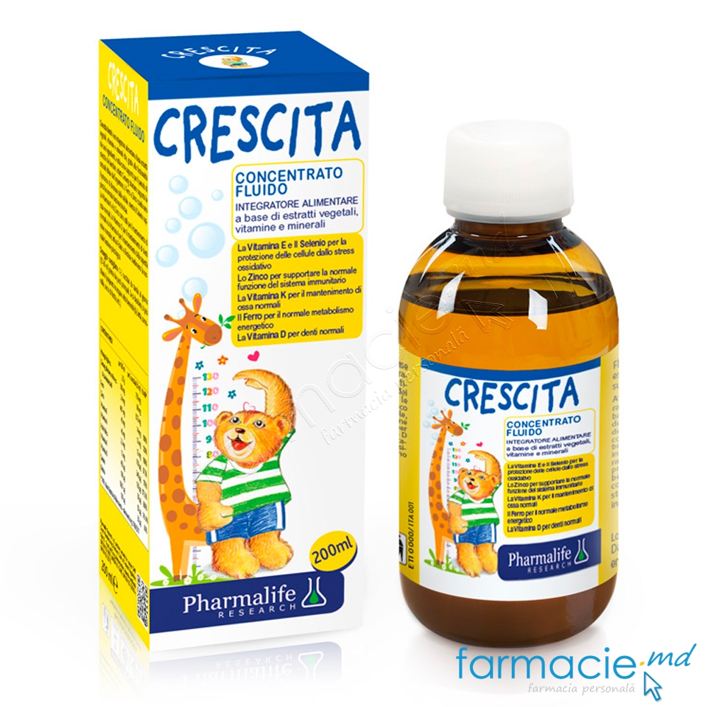 Crescita sirop copii 200ml (vitamine,minerale) Pharmalife