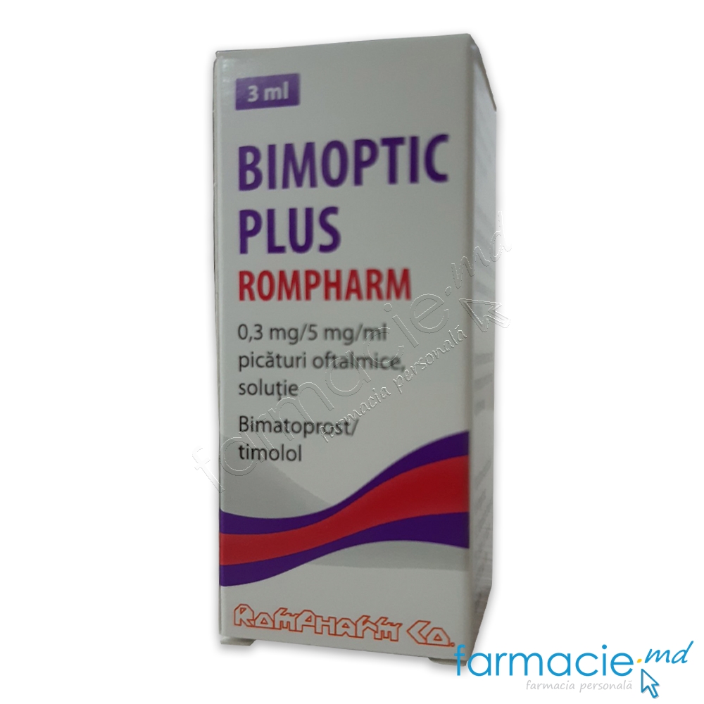 Bimoptic Plus pic.oft,sol.0,3mg/5mg/ml N1 Rompharm